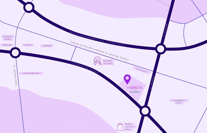 La Violeta Townhouse at Villanova Dubai by Dubai Properties