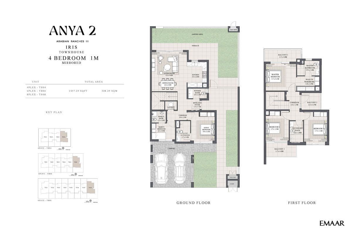 Anya 2 Floor Plans Archives - Binayah