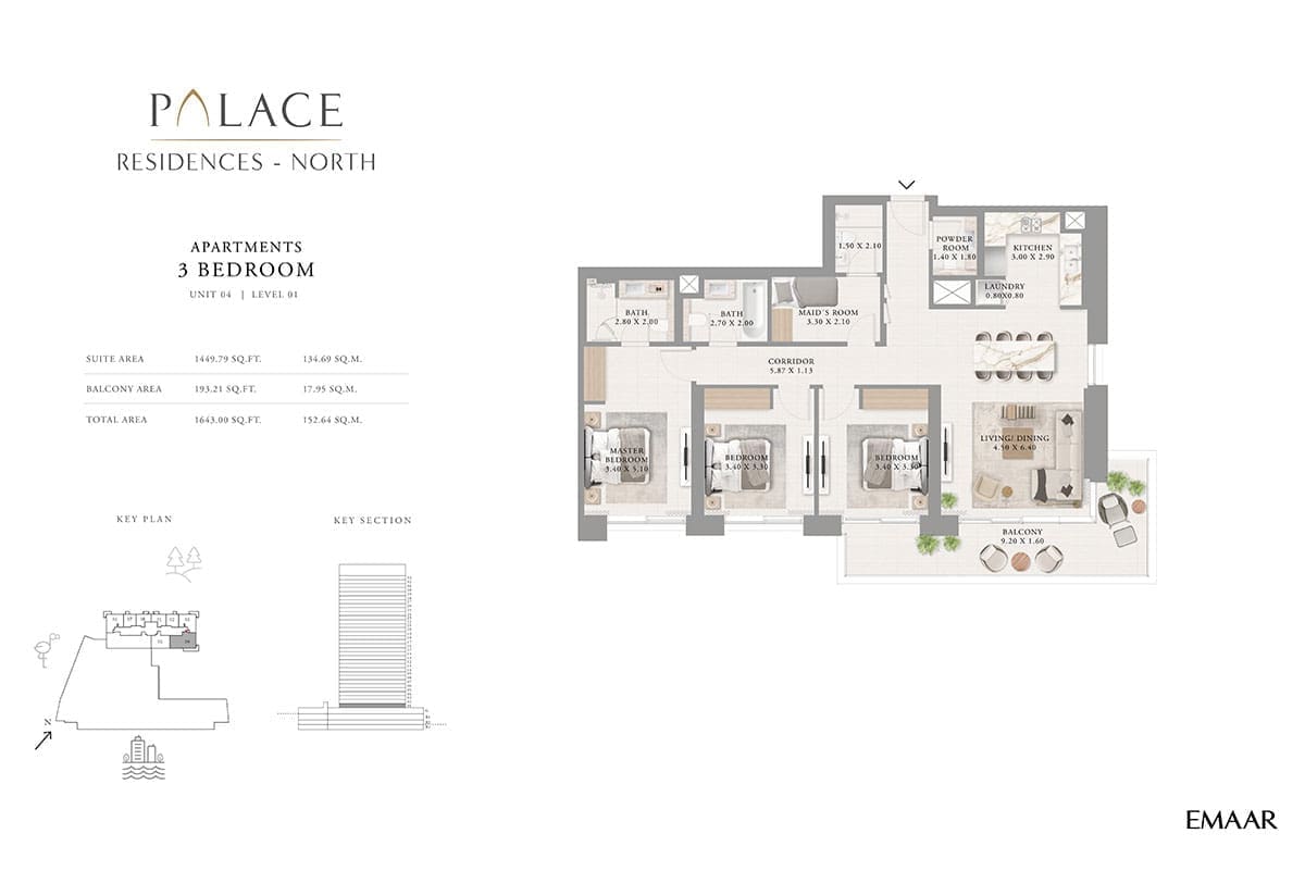 Palace Residence North Floor Plans