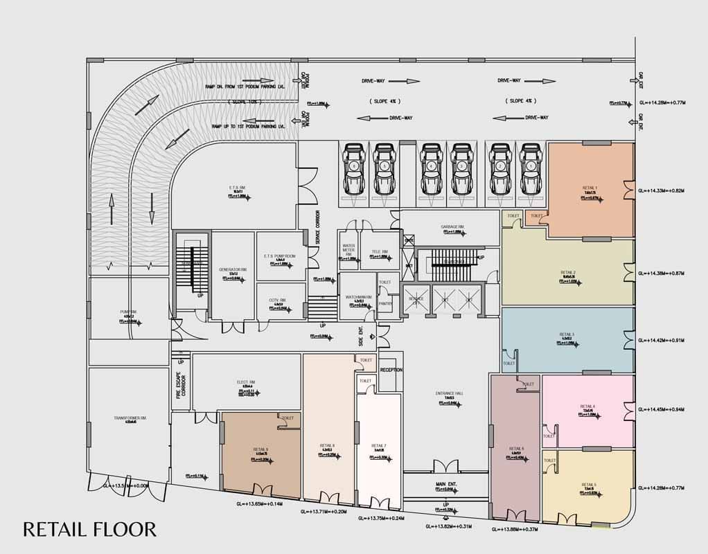 Pearl House Retail Floor Plan