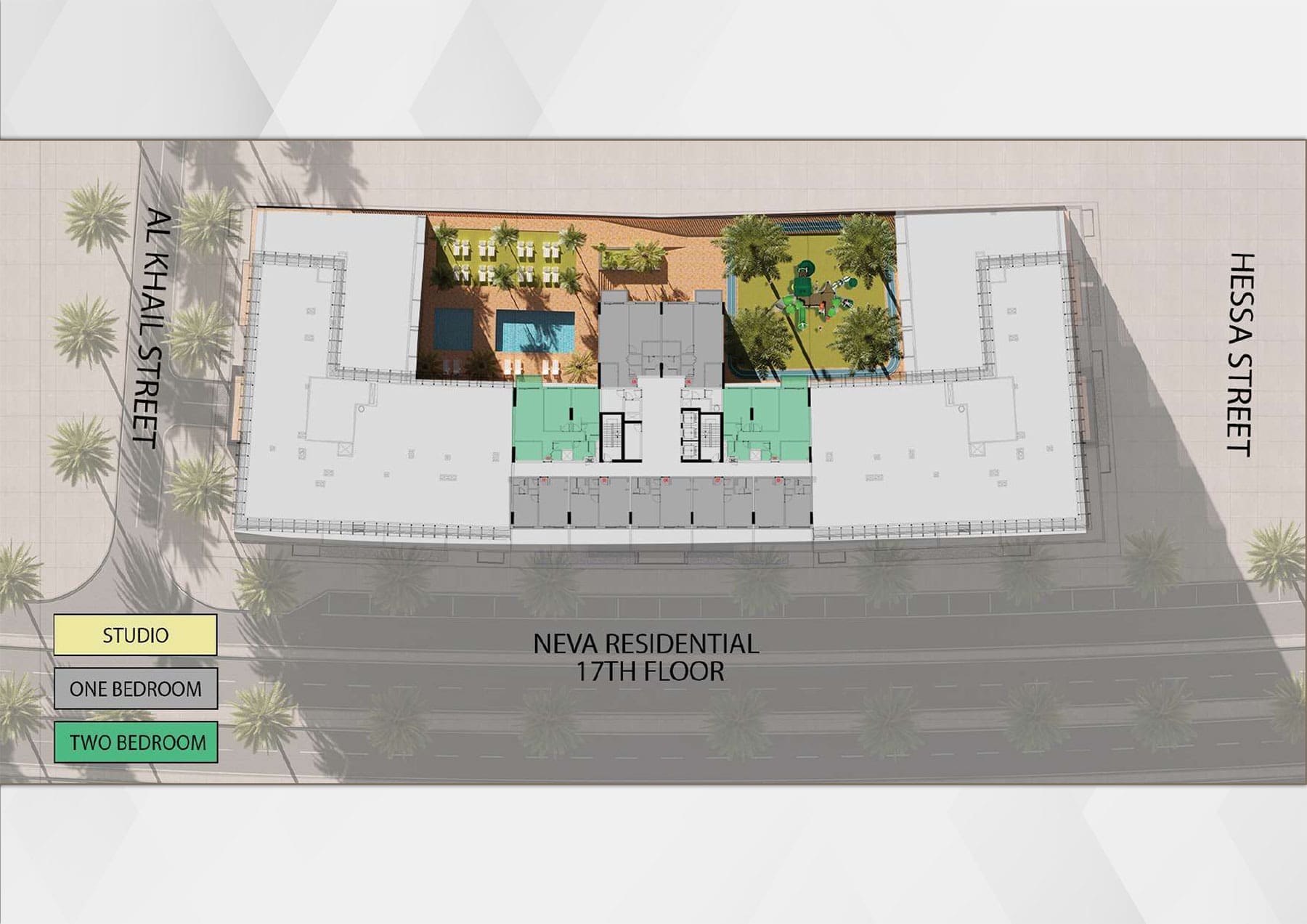 Neva Residences 17th Floor Plan
