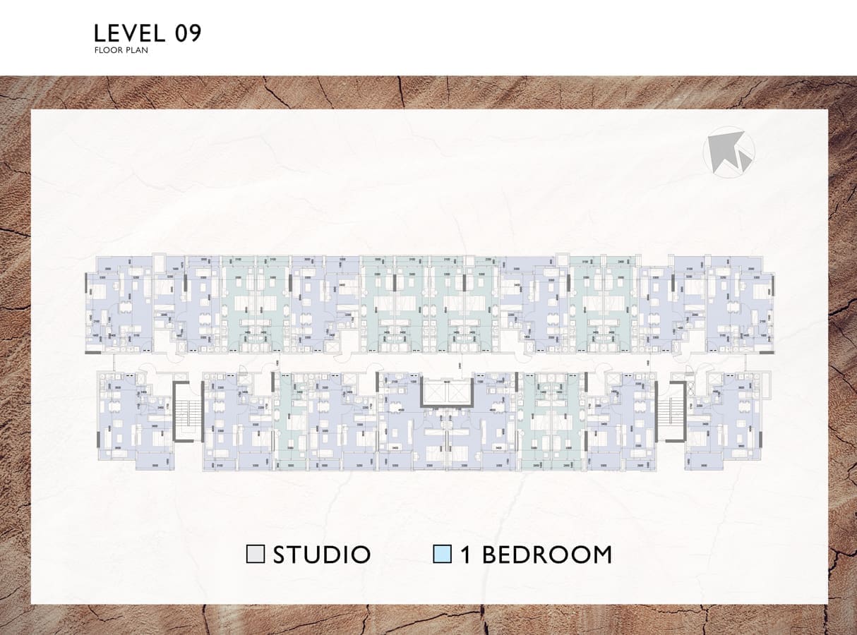 Verdana Residence 2 - 9th Floor Plans