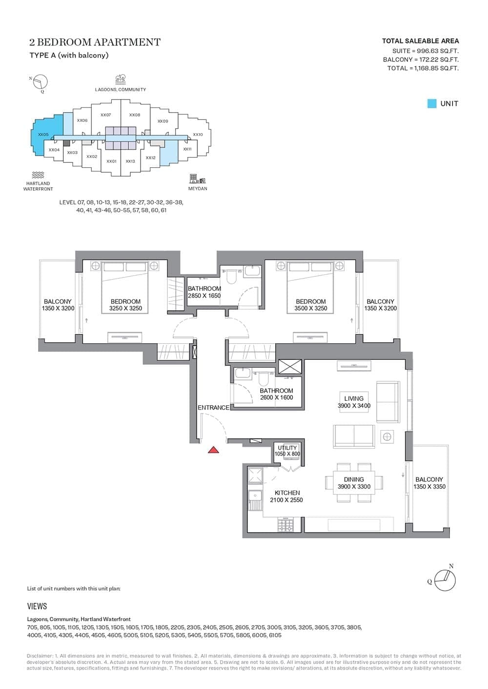 350 Riverside Crescent Floor Plans