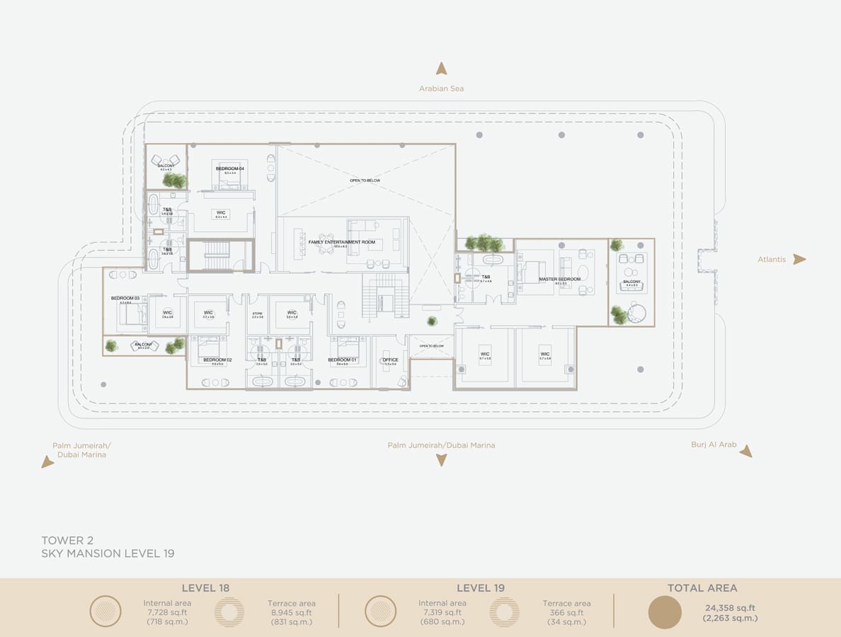 Serenia Living Sky Mansion Sky Mansion Level 19 Floor Plan