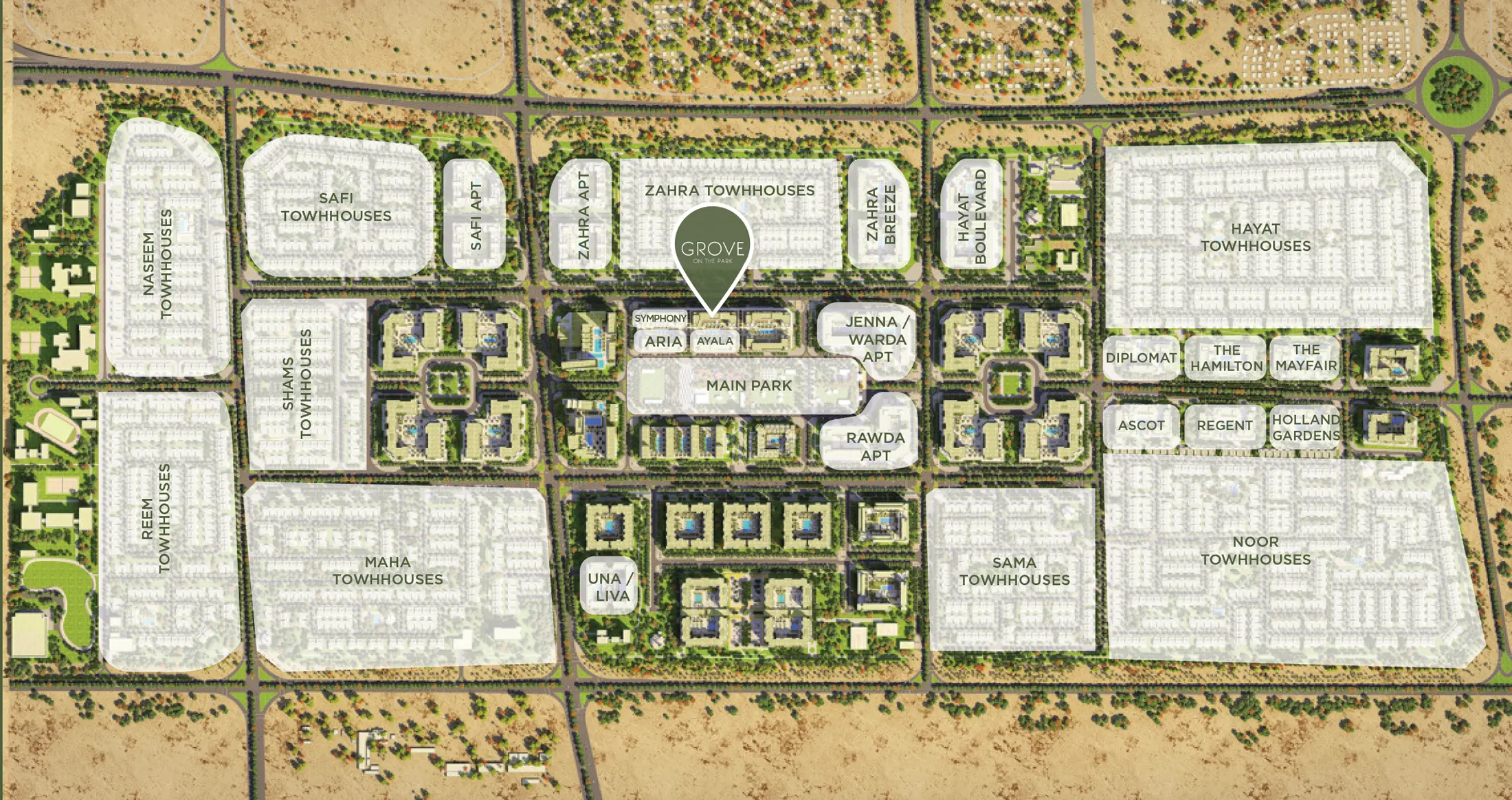 Grove by Nshama Master Plan